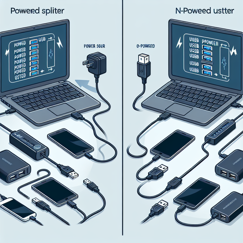 What are the Key Differences Between Powered and Non-Powered USB Splitters? - NarrativeNexa
